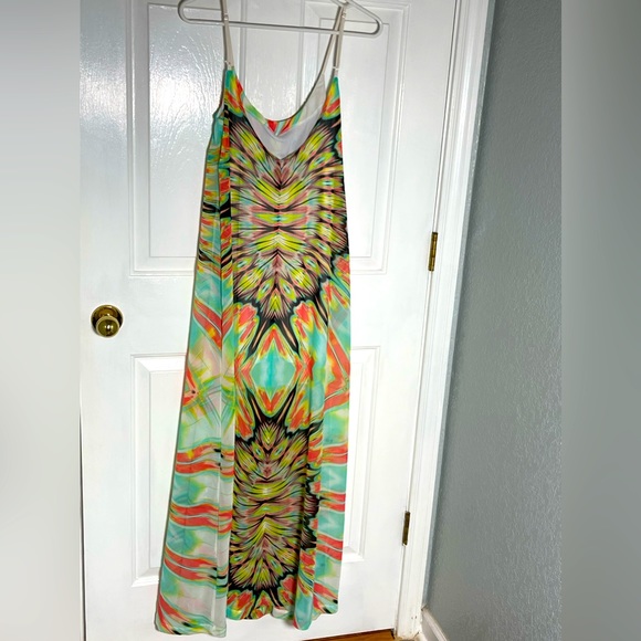 Veronica M | Dresses | Veronica M Size S Maxi Sleeveless Chiffon ...